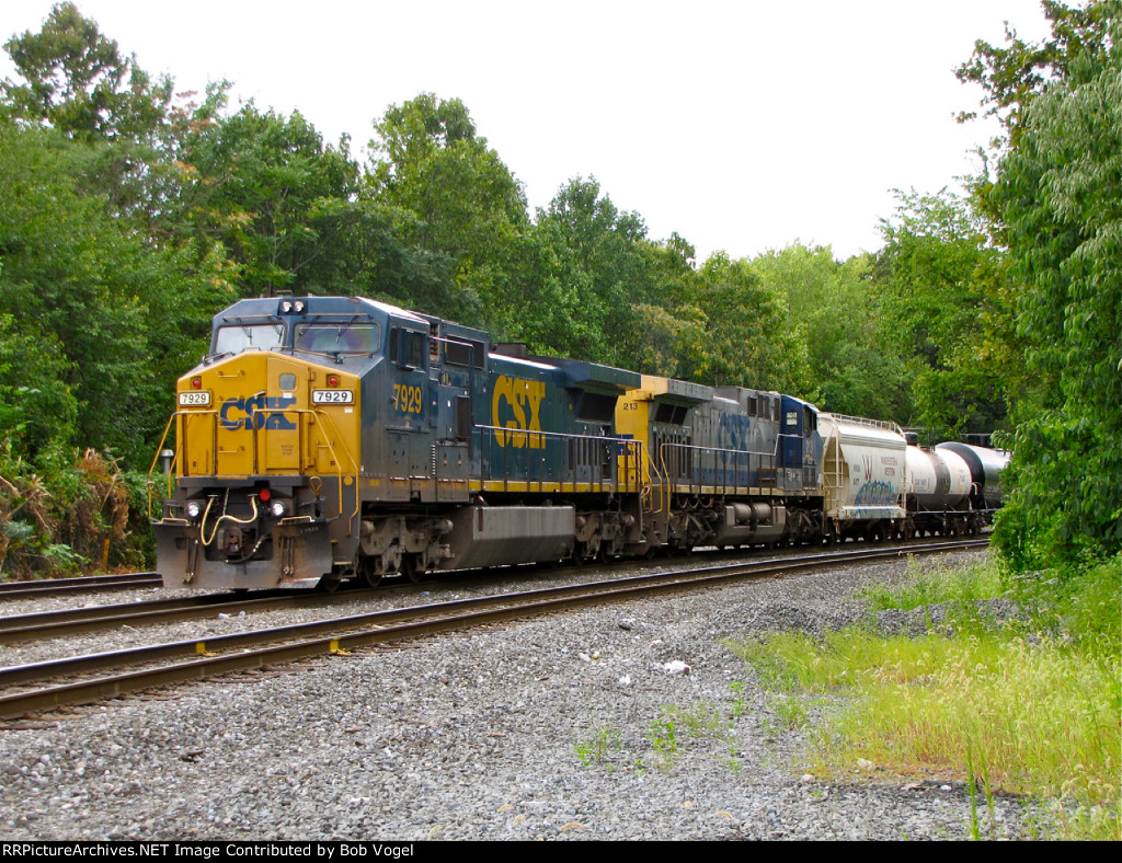 CSX 7929 and 213