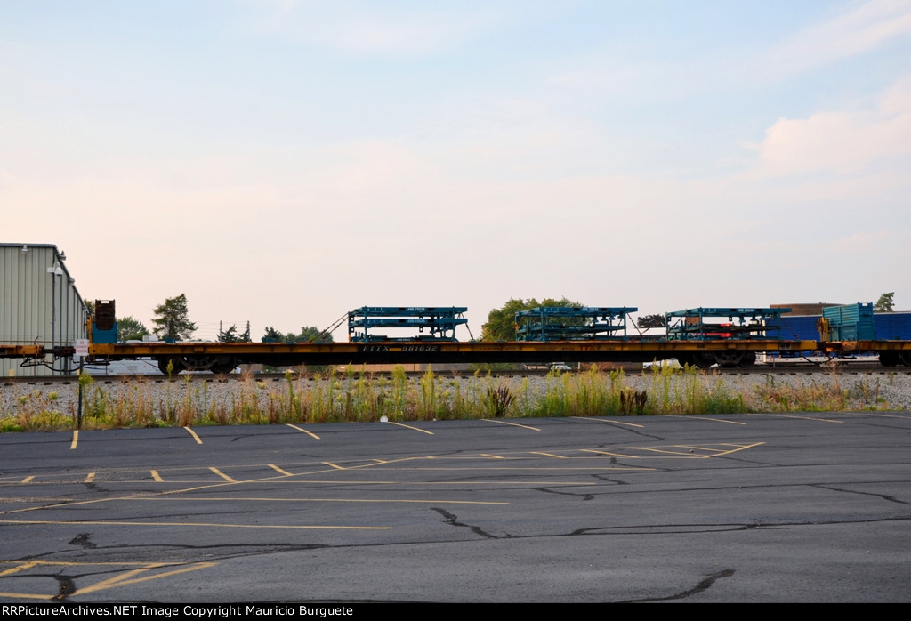 FTTX Flat Car to transport pick up frames