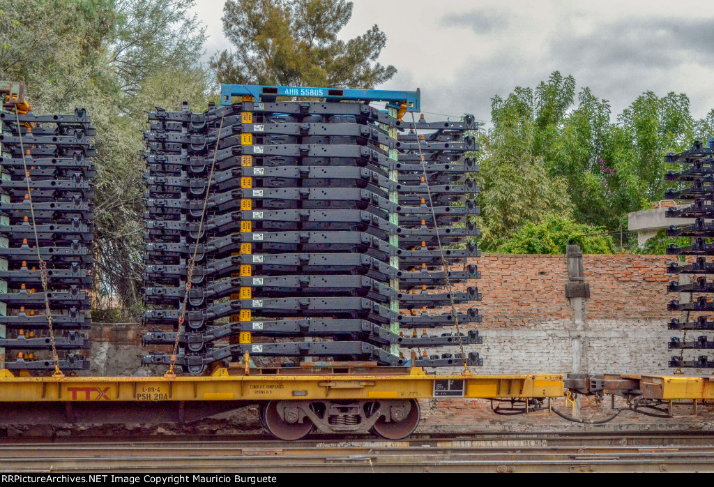 FTTX Flat Car with Truck Frames