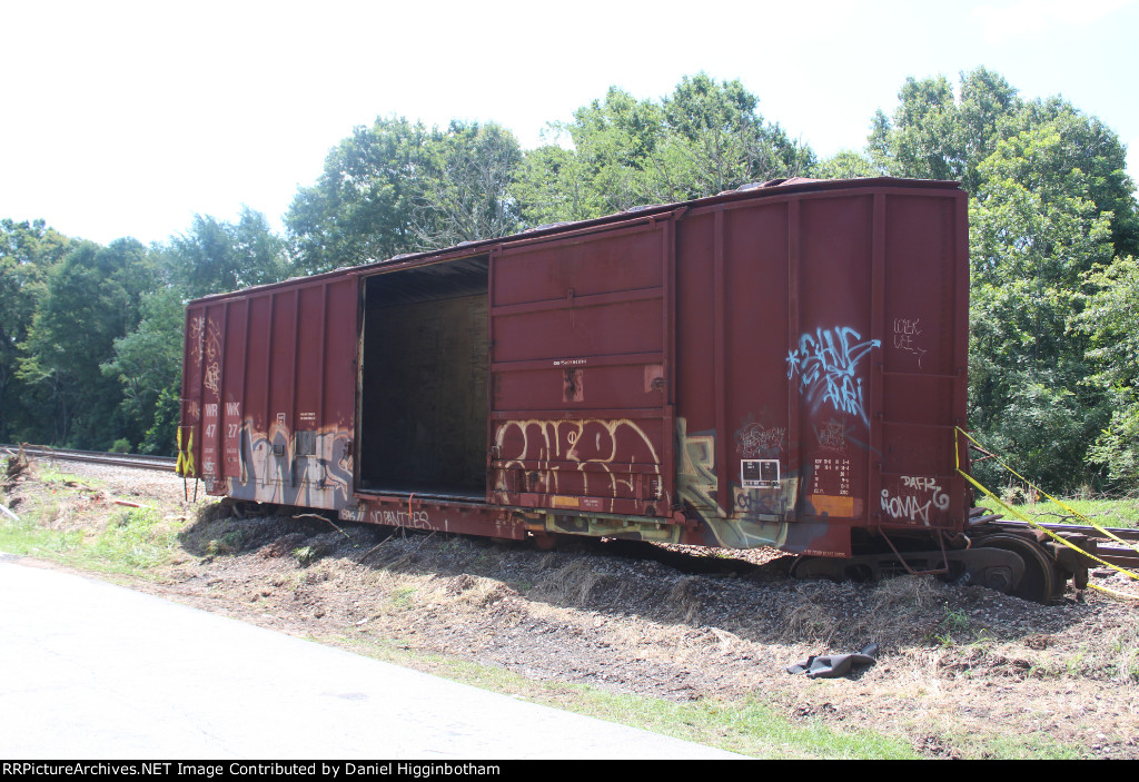 Damaged Boxcar