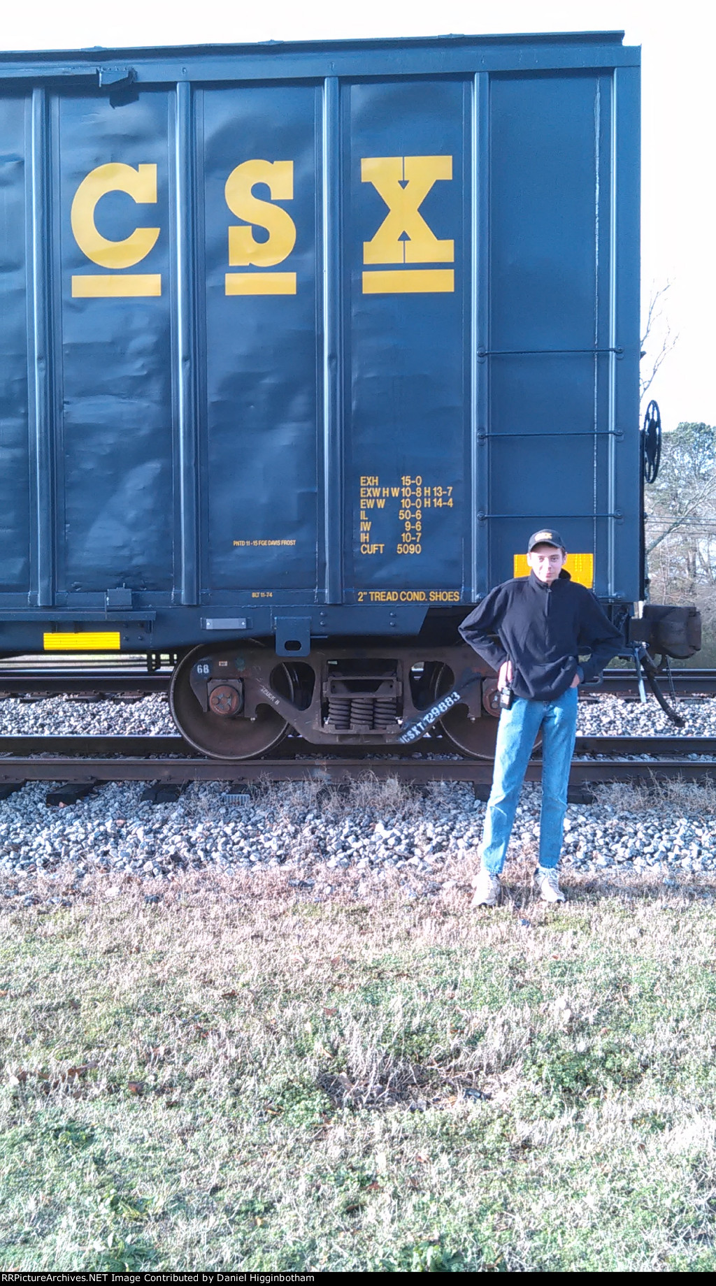 Standing by CSX Boxcar