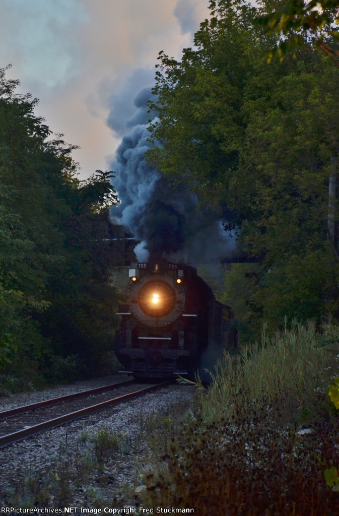 Out of the darkness comes the snorting best.