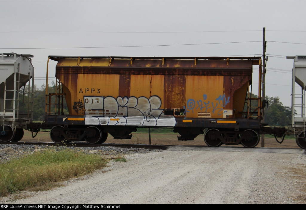Former Chessie System 2 Bay Covered Hopper