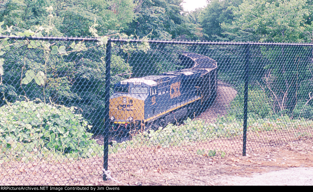 The rear end DPU helper on a southbound coal train.