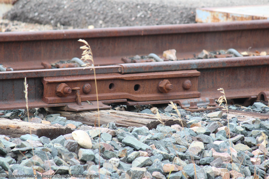 Transition between two different rail weights