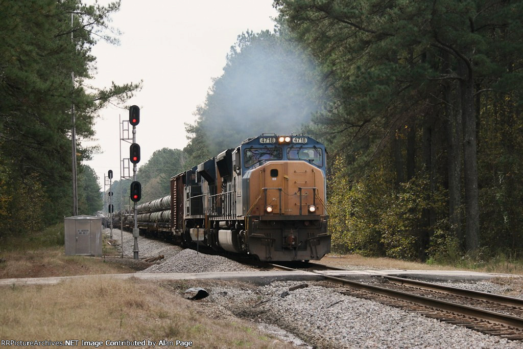 CSX SD70AC 4718