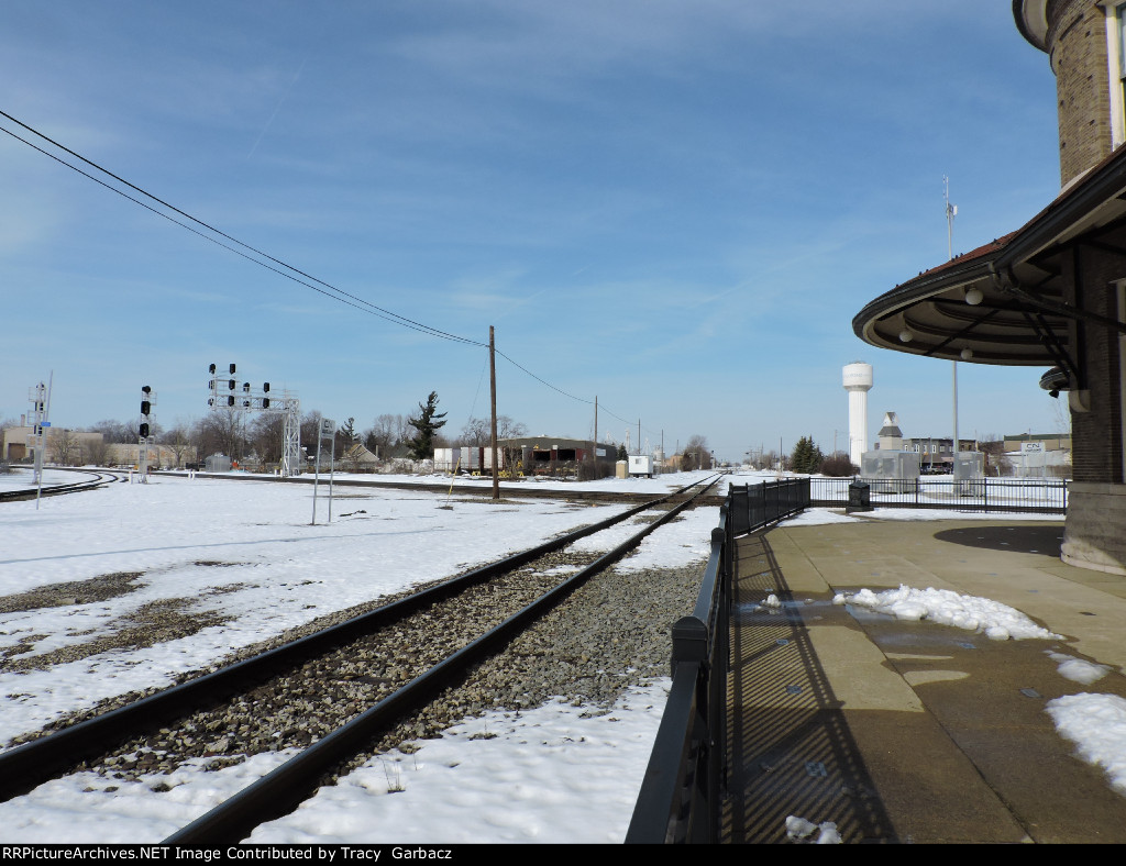 Looking north on Holly sub
