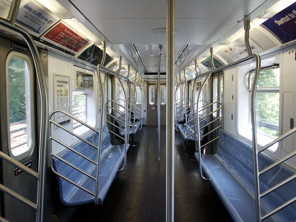 Bombardier NYC Transit R142 Car Interior