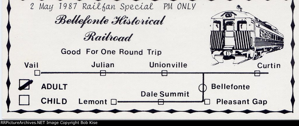 RDC Excursion on the old PRR Bawd Eagle Branch