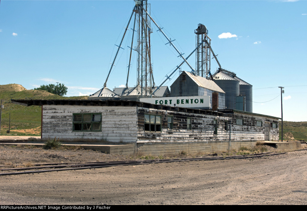 The Fort Benton depot