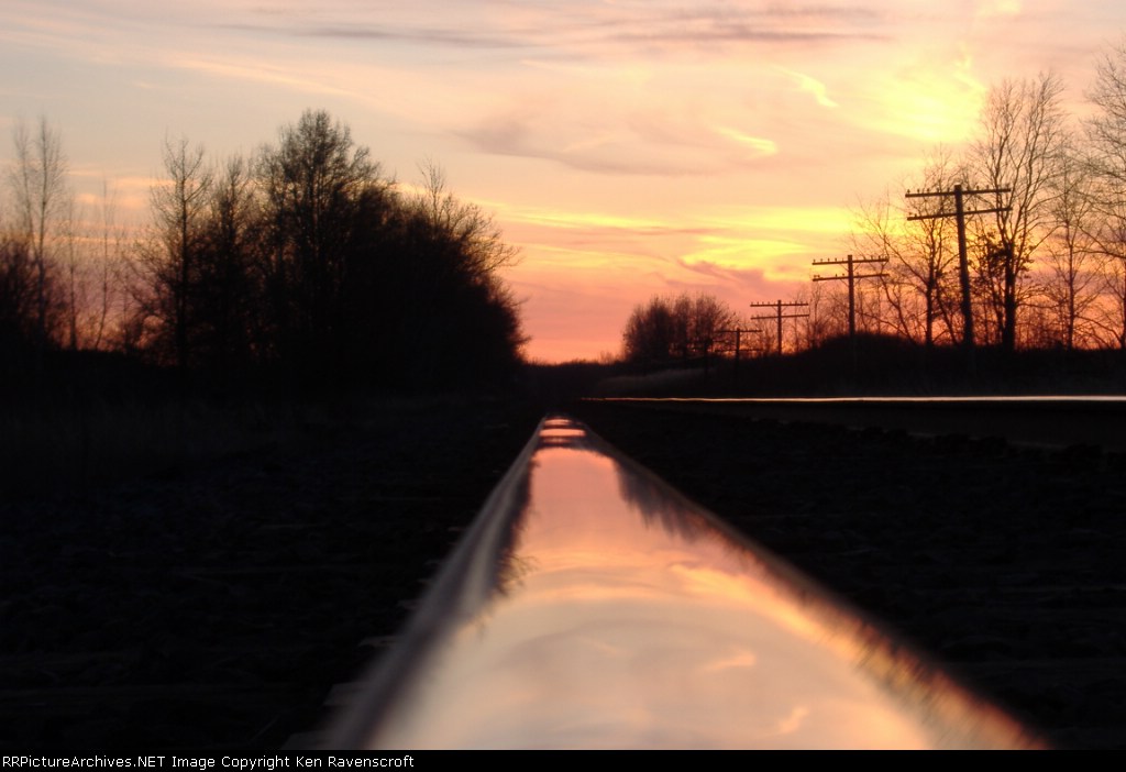 Sunset on the Rails!