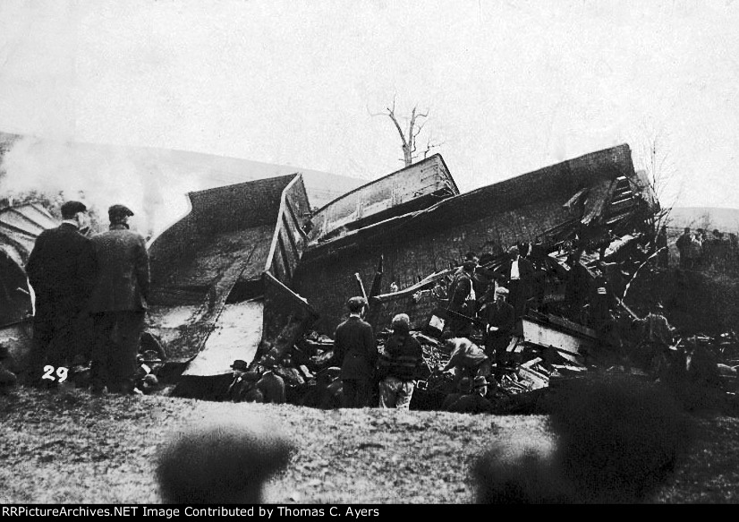PRR New Portage Wreck, 1916