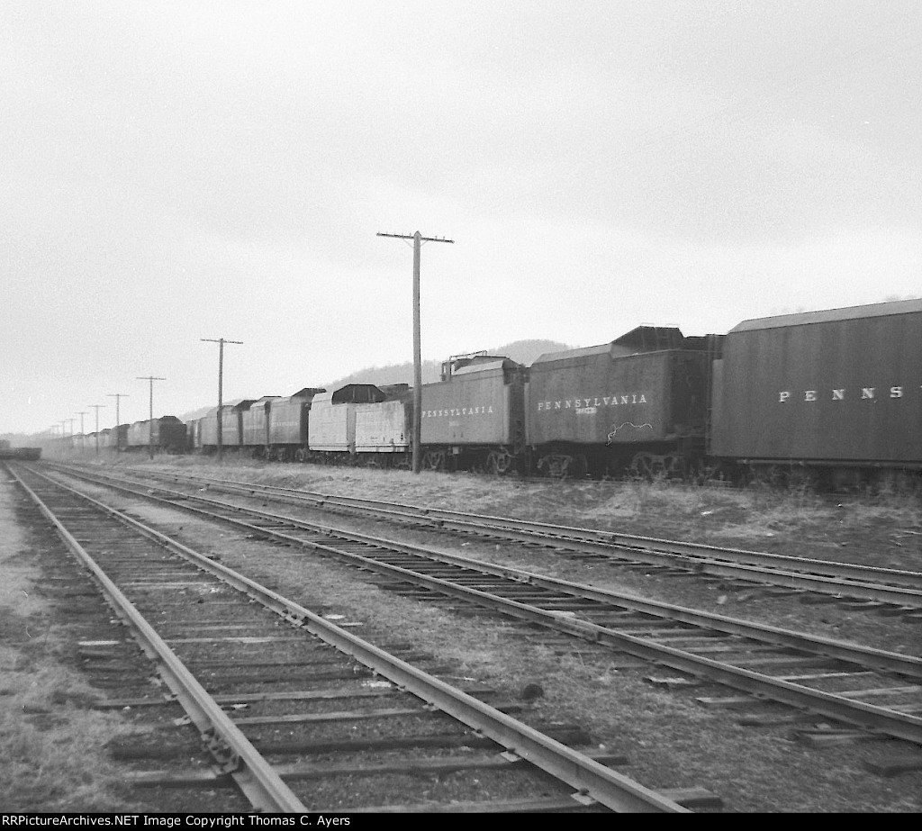 PRR Tender Scrap Line, 1962