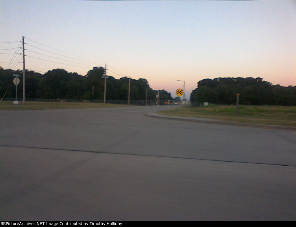 crossing near the port