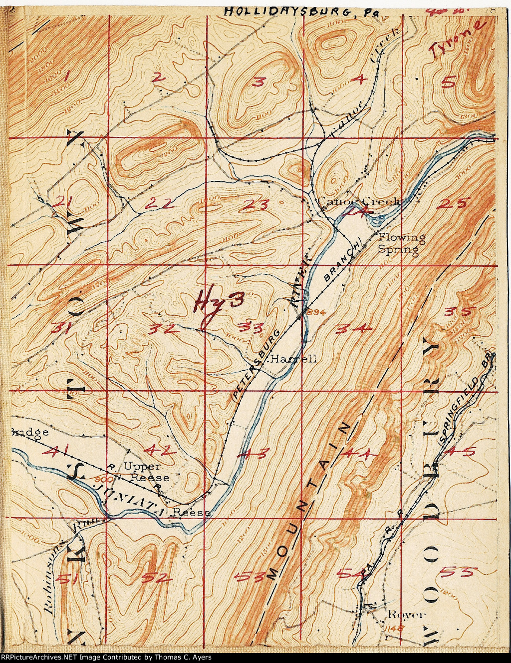 Topographic Map, Frame 3, 1931