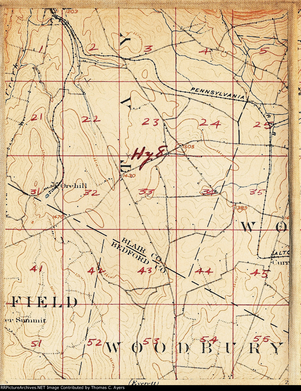 Topographic Map, Frame 8, 1931
