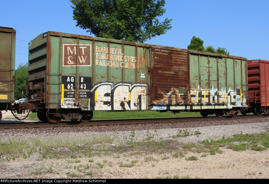 Former Marinette, Tomahawk, & Western Box Car