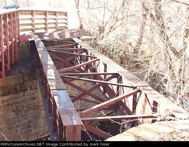 Springfield branch bridge next to bike trail.