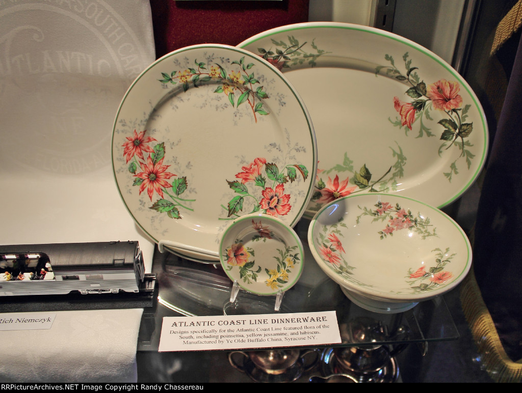 ACL Dinnerware-Wilmington Railroad Museum