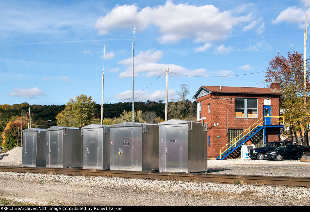 New signal boxes for replacement signals for ex-B&O CPL signals