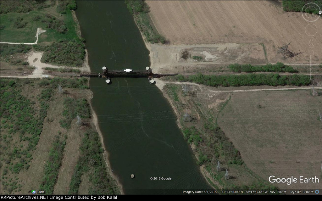Aerial off Google Earth of Bridge