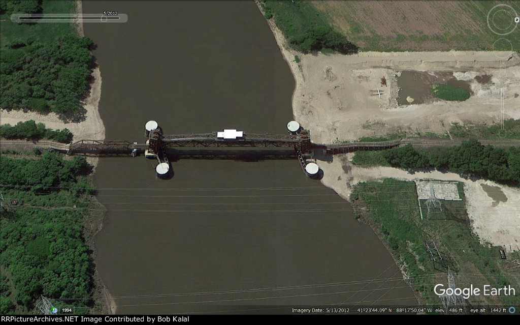 Aerial off Google Earth of Bridge