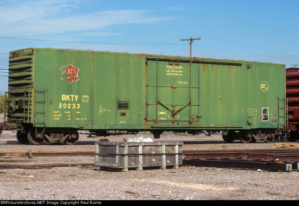 BKTY 20233, Katy 50-foot boxcar