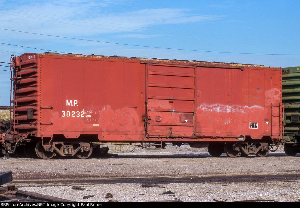 MP 30232, 40-foot box car, at Proviso Yard