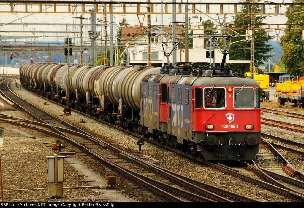 Freight trains around Switzerland