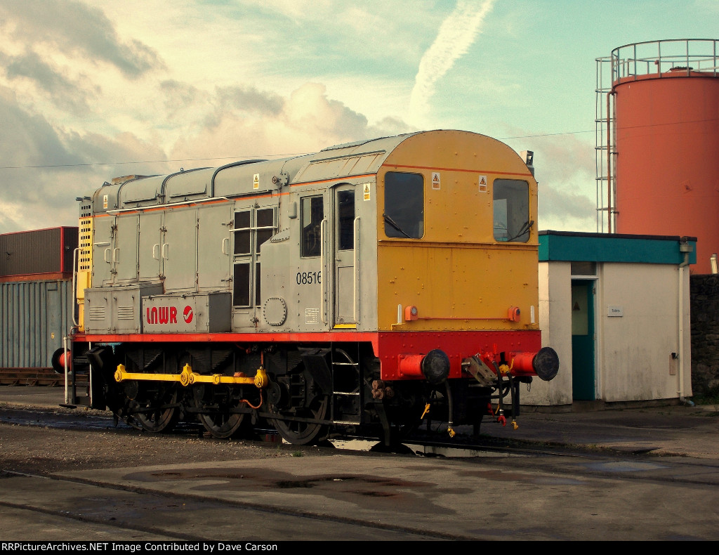 Depot Shunter 08516 in LNWR (previous company name) livery