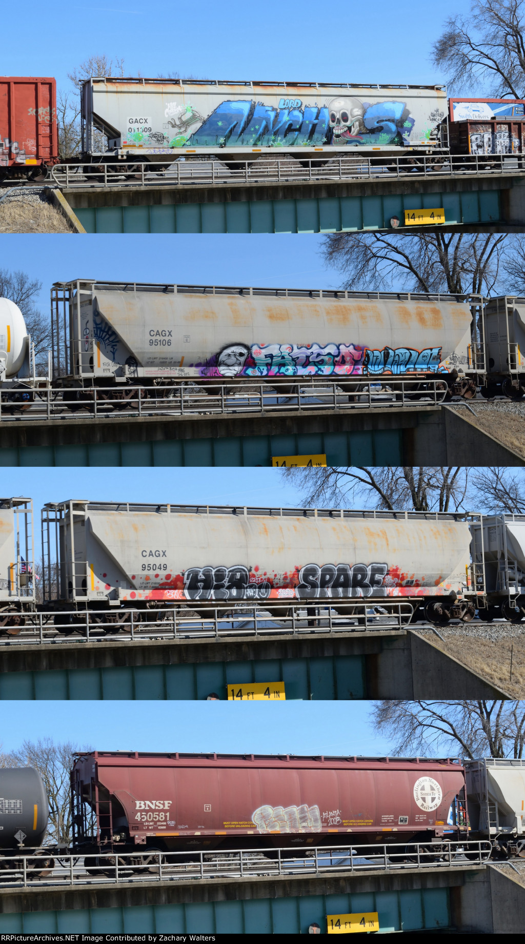 GACX CAGX BNSF Hoppers