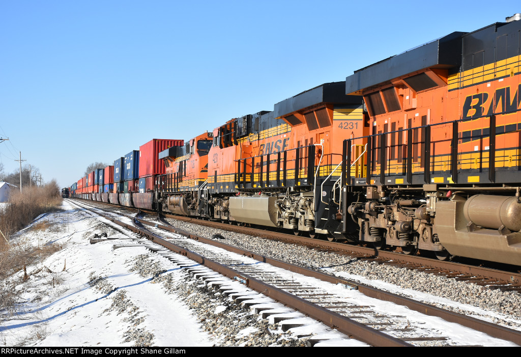 BNSF 4231 Roster.