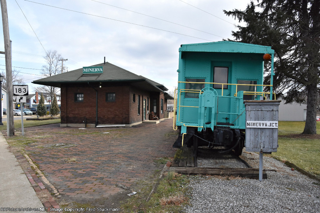 The depot serves as a resale shop these days.