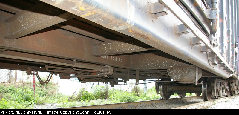 Boxcar brake rigging