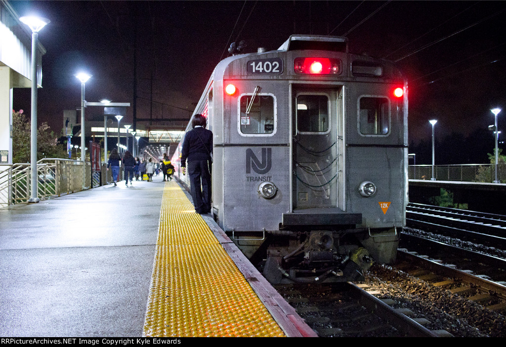 NJT Arrow III #1402 on Train No. 3895