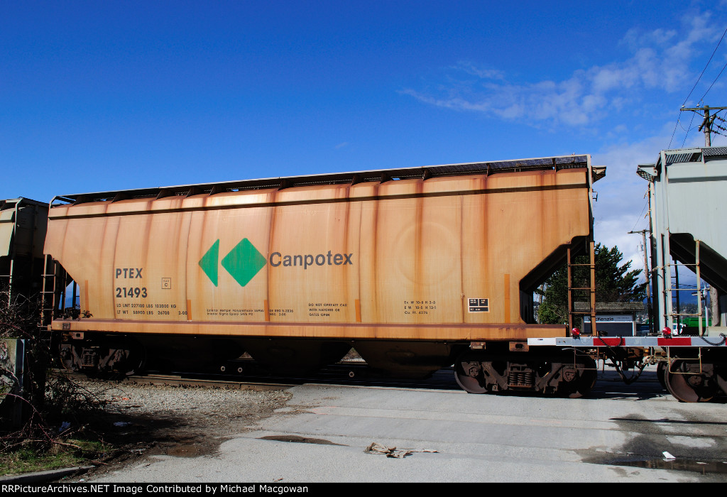 PTEX 21493 4275 cu ft Potash Hopper CANPOTEX