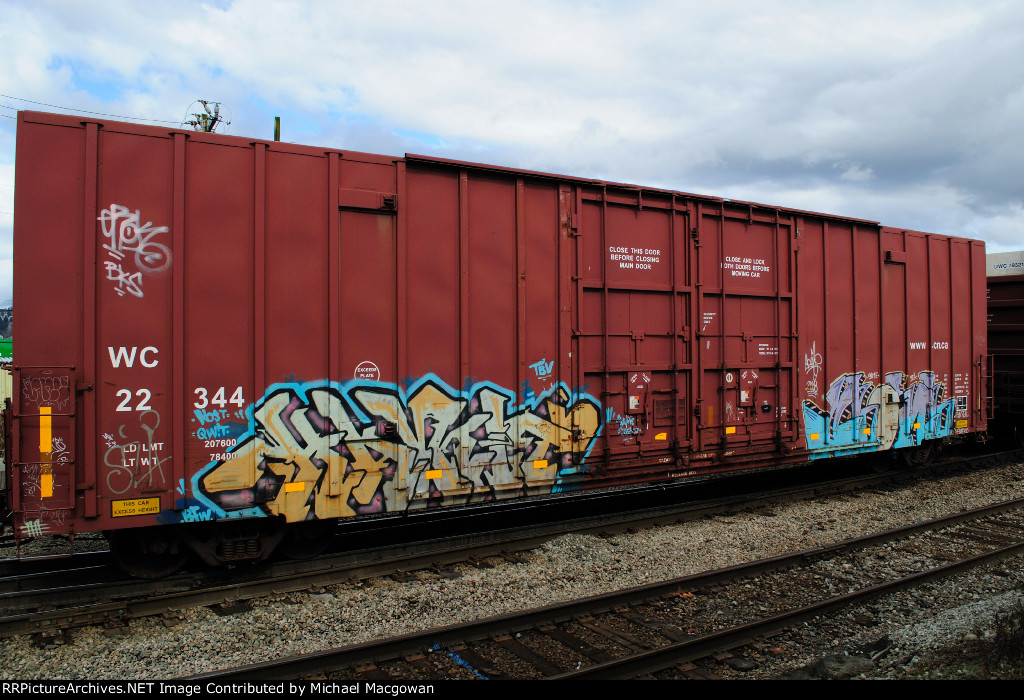 WC 22344 60-9 ft Double Door Boxcar CN RAIL