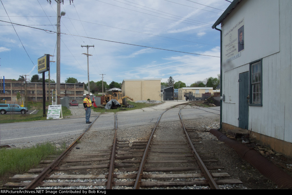 Yard limits eastbound into Stewartstown