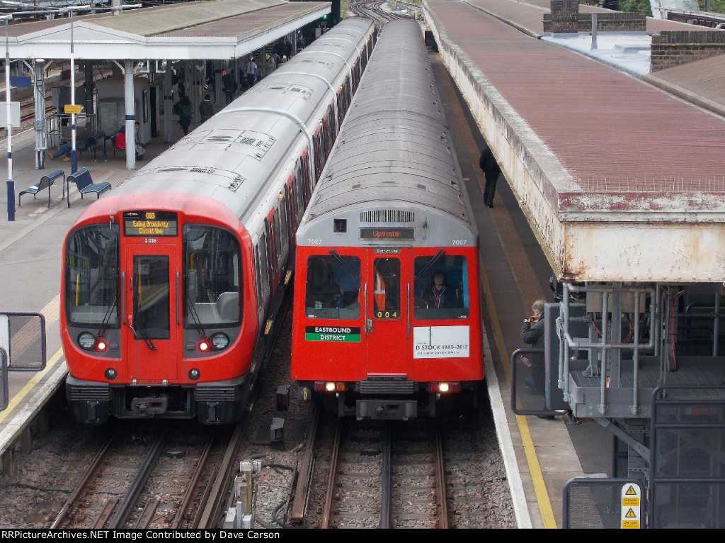 D78 last train with car 7007 leading