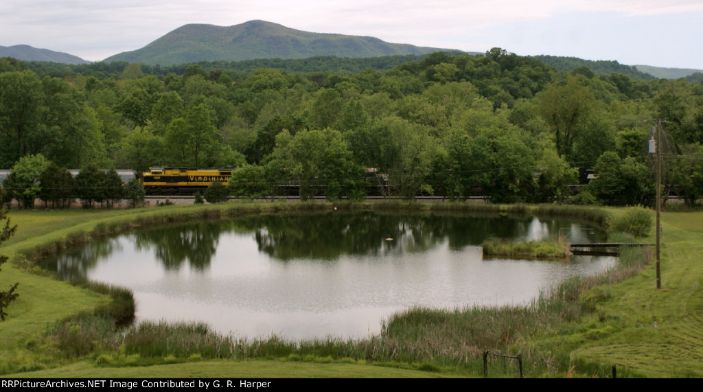The VGN unit seen behind the trees