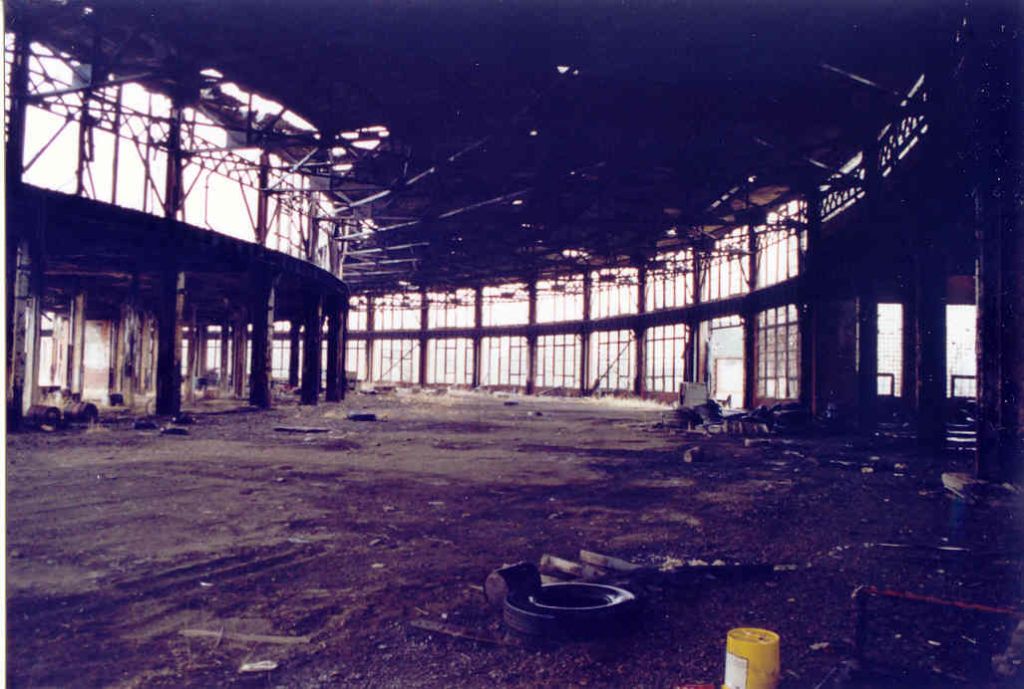 Inside the roundhouse