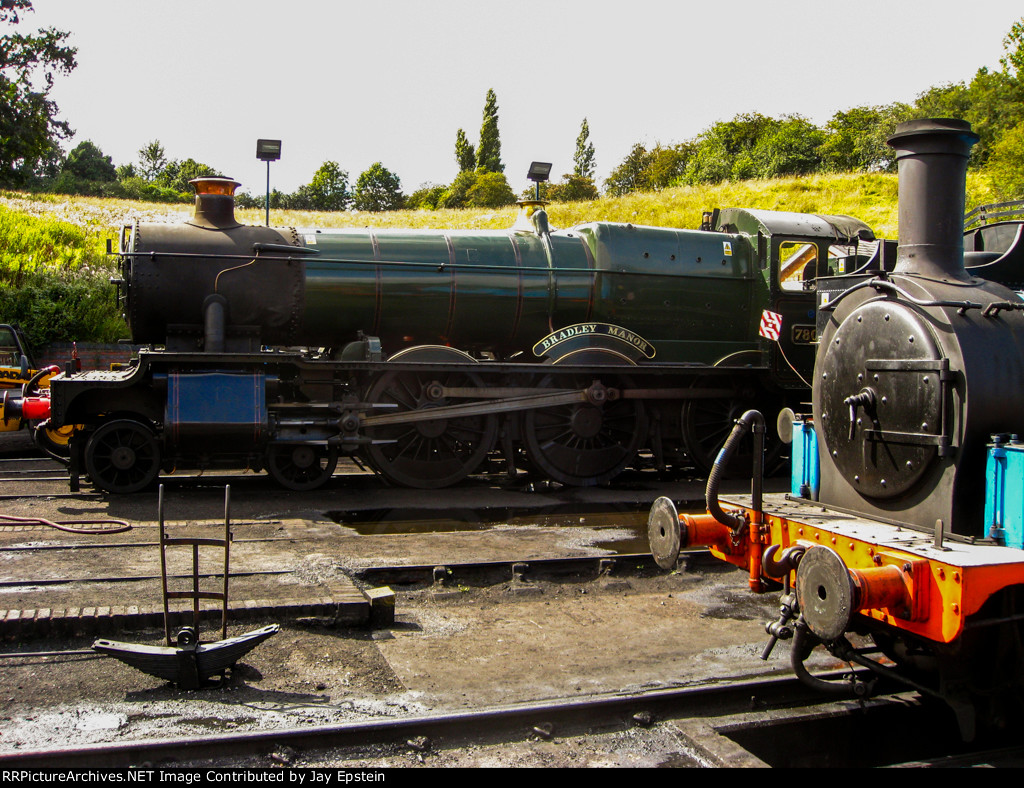 "Bradley Manor" and a small tank engine