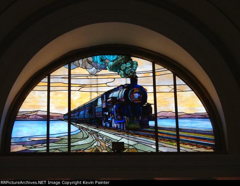 UP Station stained glass