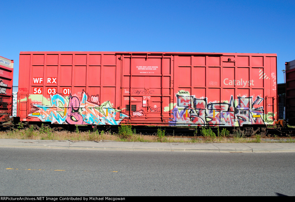 WFRX 560301 50-6 ft Single Door Excess Height Boxcar (side A)