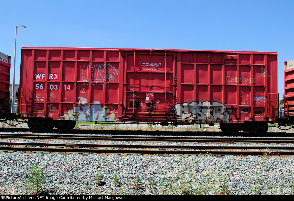 WFRX 560314 50-6 ft Single Door Excess Height Boxcar (side A).