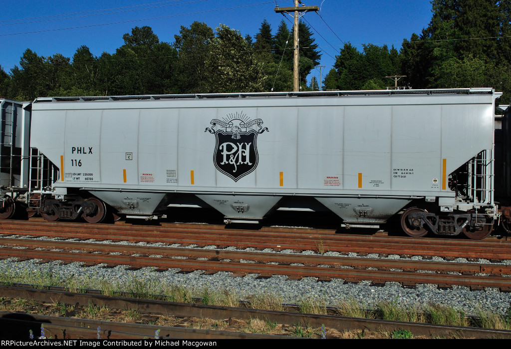 PHLX 116 5431 cu ft Hopper