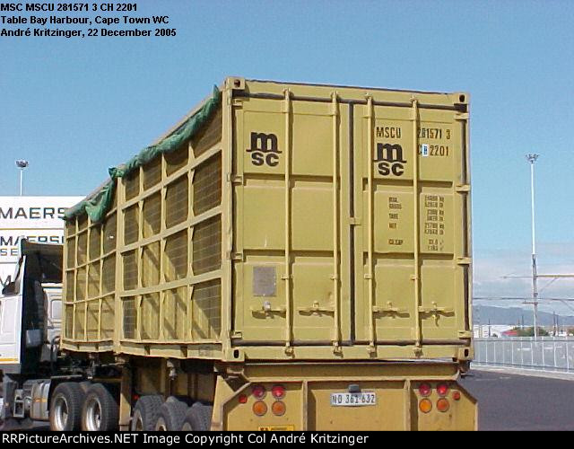 MSC 2265 MSCU 281571 3