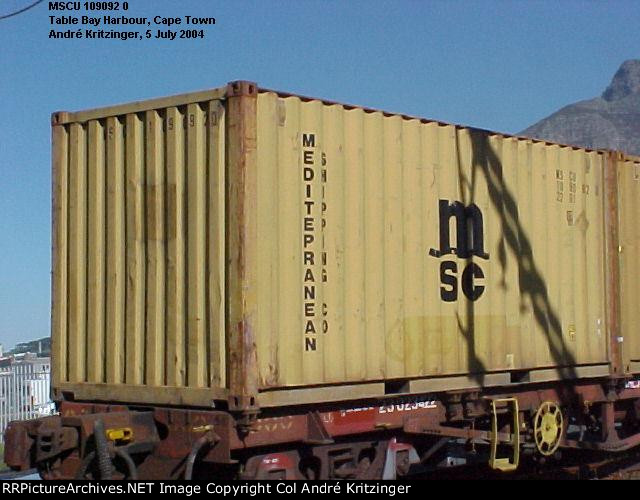 MSC 22G1 MSCU 109092 0