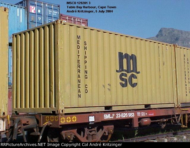 MSC 22G1 MSCU 129281 3