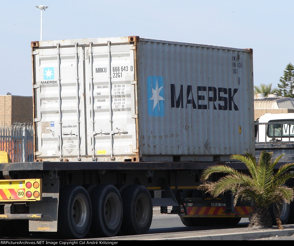 Maersk 22G1 MRKU 666643 0